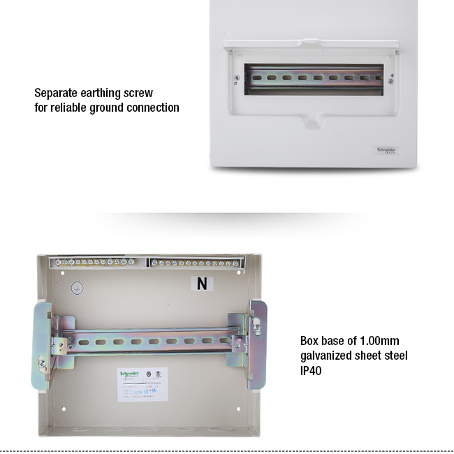 Metal Industrial Power Distribution Board 20 Ways For MCB RCBO 220V ...