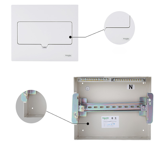 Metal Industrial Power Distribution Board 20 Ways For MCB RCBO 220V ...