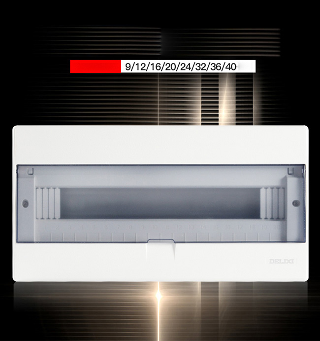 Flush Type Lighting Distribution Box Polycarbonate 3 Phase Distribution ...
