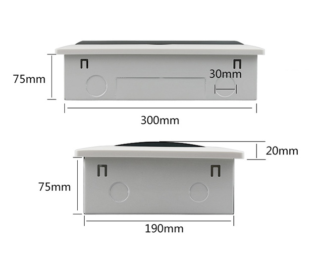 OEM Terminal Electrical Db Box , Plastic Distribution Box With Circuit ...
