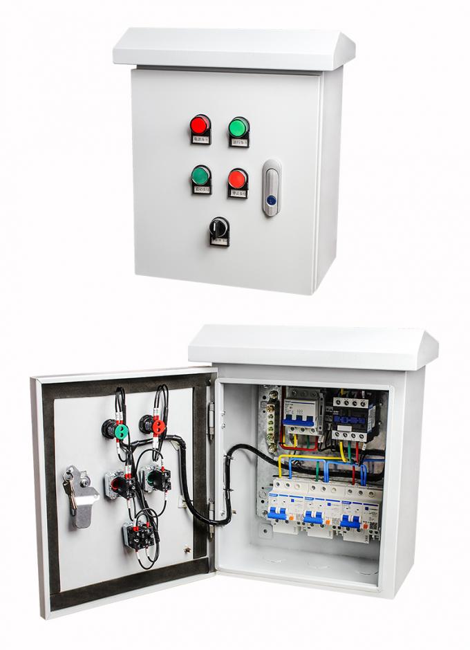 Sheet Steel Motor Control Enclosure Power Distribution Water Pump ...