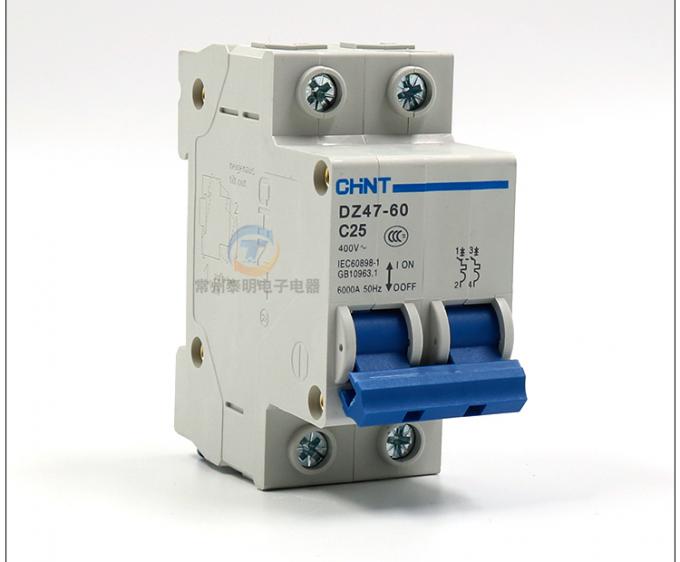 Chint DZ47-60 Miniature Circuit Breaker 6~63A, 80~125A, 1P,2P,3P,4P for Circuit Protection AC220 ...
