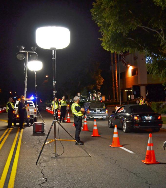 600W 800W LED Balloon Construction Site Light , Outdoor Balloon Lights ...