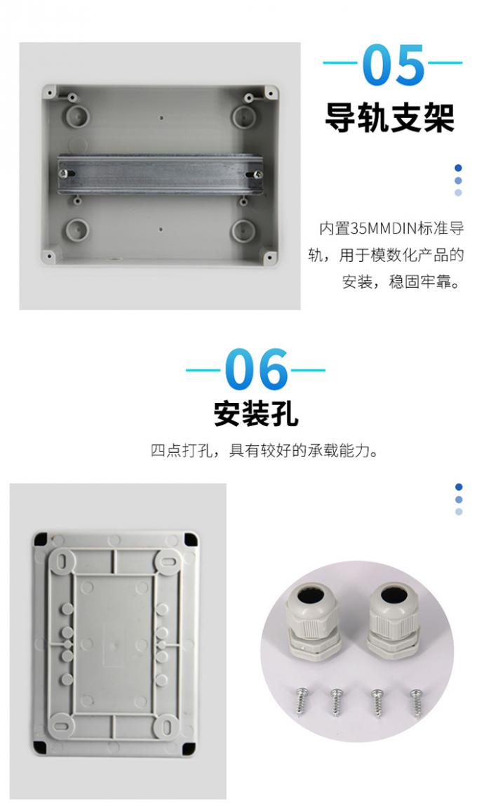 HA Weatherproof Distribution Box IP65 5 8 12 15 18 24 Ways HT ABS PC ...