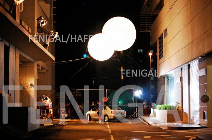 Helium Sphere HMI1200W HMI2400W Film Lighting Balloons