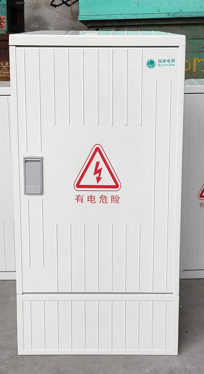 Lockable Free Standing Enclosure Box Of Polyester SMC Fiber Glass Material