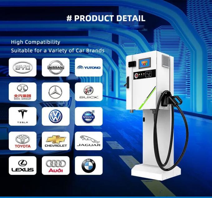 OCPP Level EV DC Charging Station 2 CCS Type2 Wallbox 30KW Wifi IP54