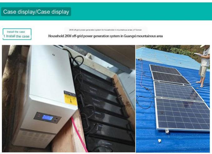Photovoltaic Solar Power Panel System 220v Household 2000w Off-Grid ...