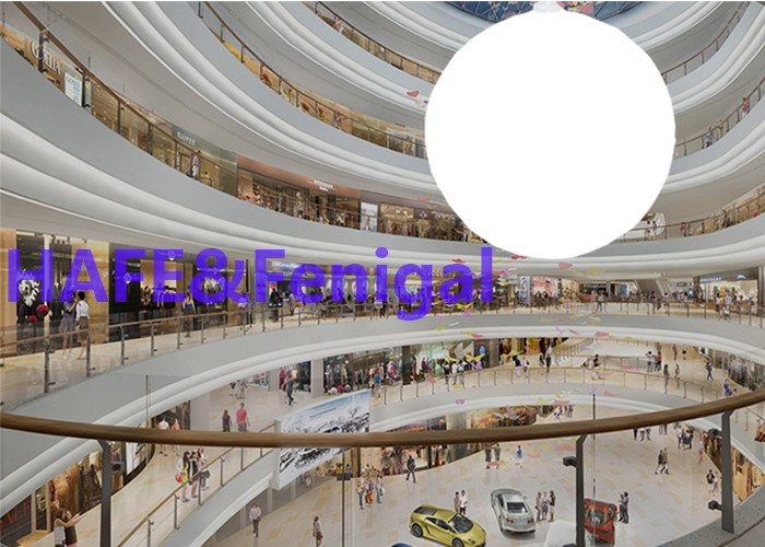 Interior Exhibition Hall Inflatable Moon Balloon Lights LED Theater ...