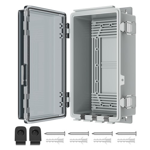 M20 Plastic Waterproof Outdoor Junction Box Enclosure With Hinged ...