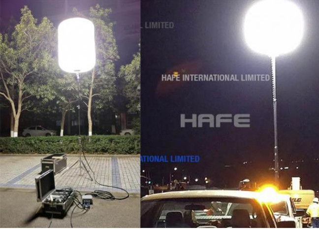 Sun 1000W LED Balloon Light Essential Tripod Light For Earthquake Rescue