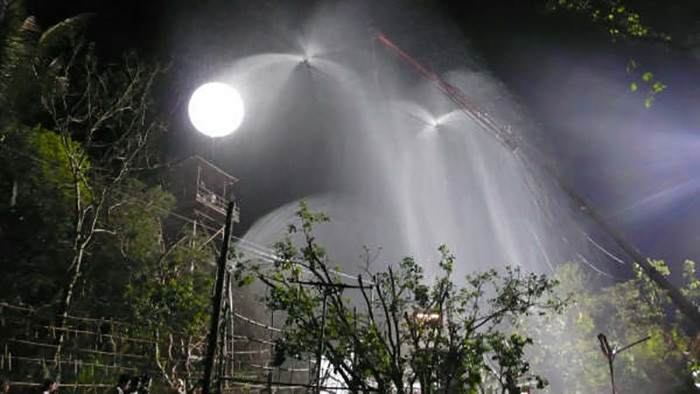 Film Outdoor Balloon Lights 2.5m 3m 3.8m Helium Fill LED 2600~5600k HMI ...