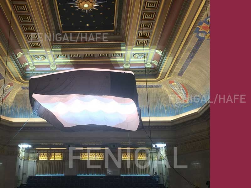 LED RGBWA Inflatable Lighting Balloon 20x20ft 6x22ft Dia